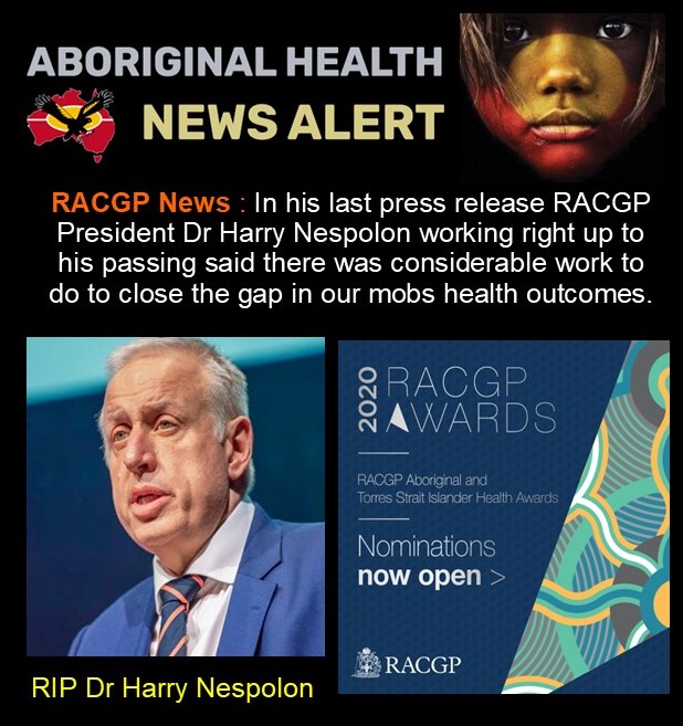NACCHO Aboriginal Health News Alert : @RACGP News : In his last press ...
